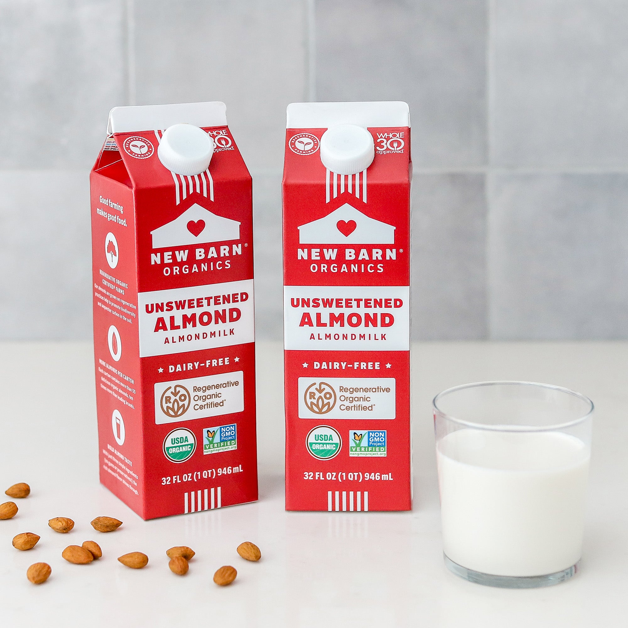 Unsweetened Almondmilk – 6 pack – New Barn Organics